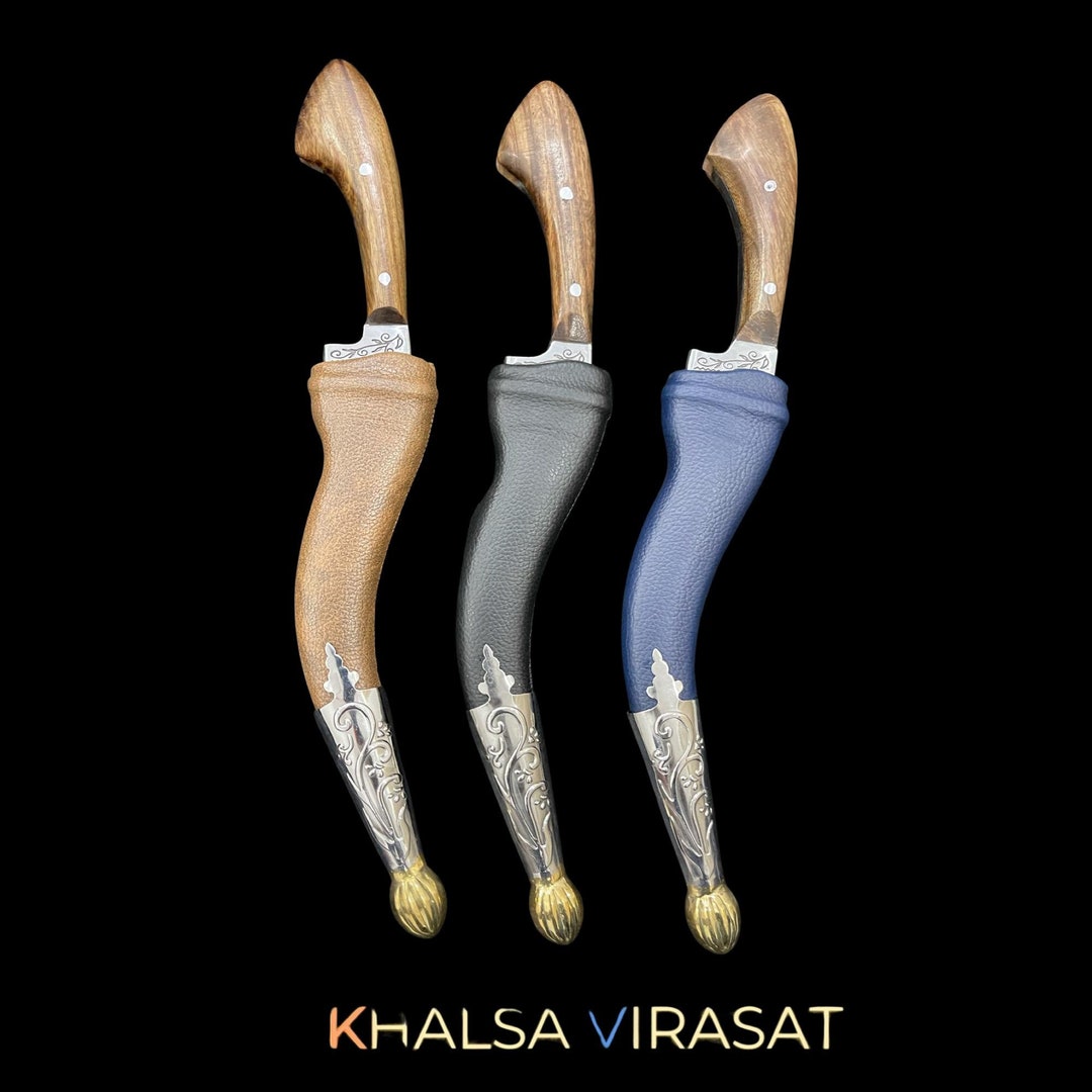 Pesh Kabz, Hand Made Sarbhloh Khanjar, Sikh Kirpan, Sikh Kakar, Sikh ...