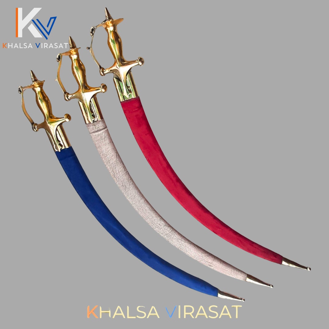 Big Kirpan, Sikh Kirpan, Sikh Sword, Brass Talvar, Sikh Items, - Etsy