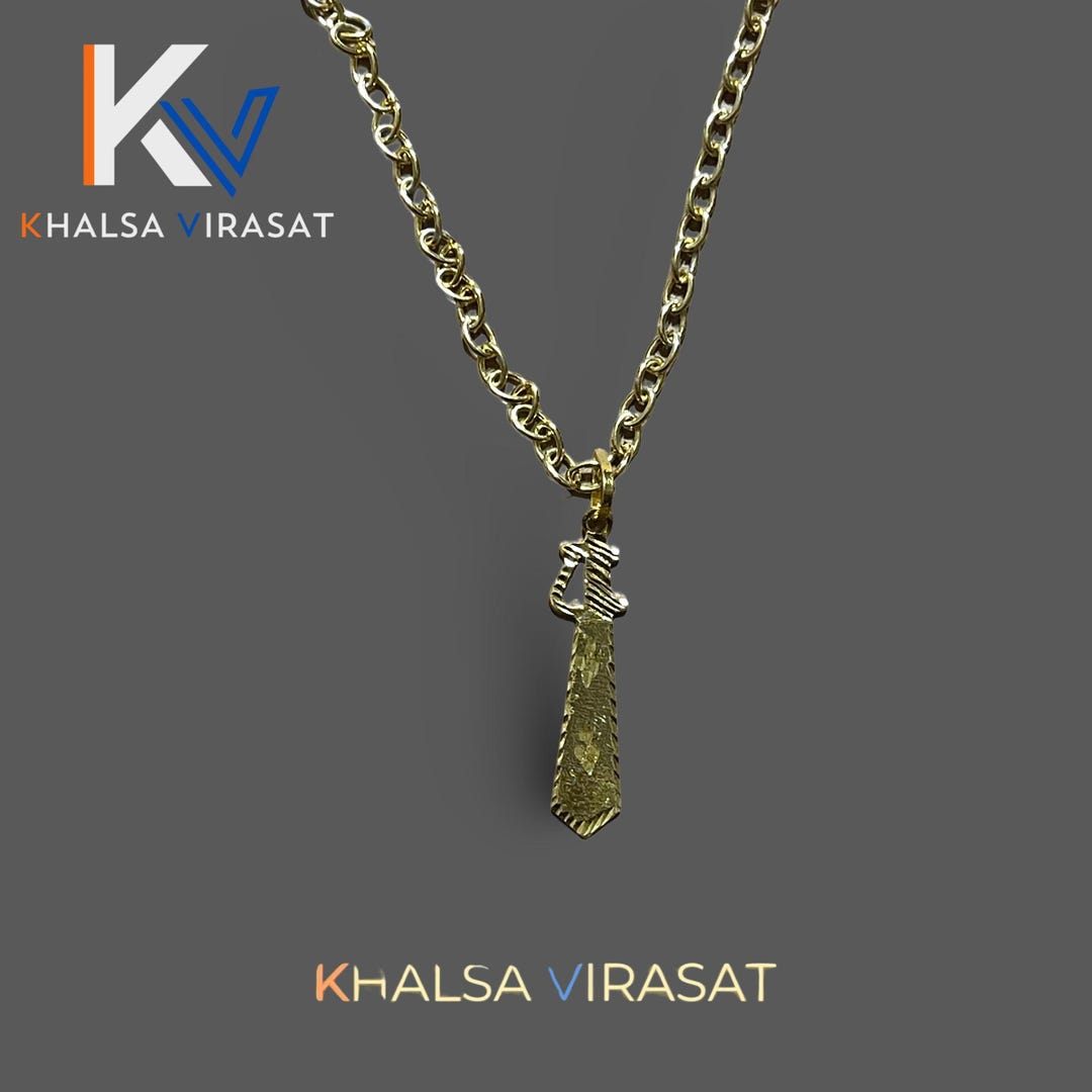 Sikh Khanda Necklace, Sikh Chain Necklace, Sikh Accessories, Sikh Items ...