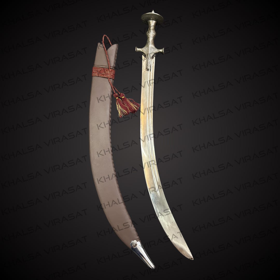 Sikh Tega, Big Sarbloh Kirpan, Sri Akal Ji Sahaye, Sikh Sword, Sikh ...