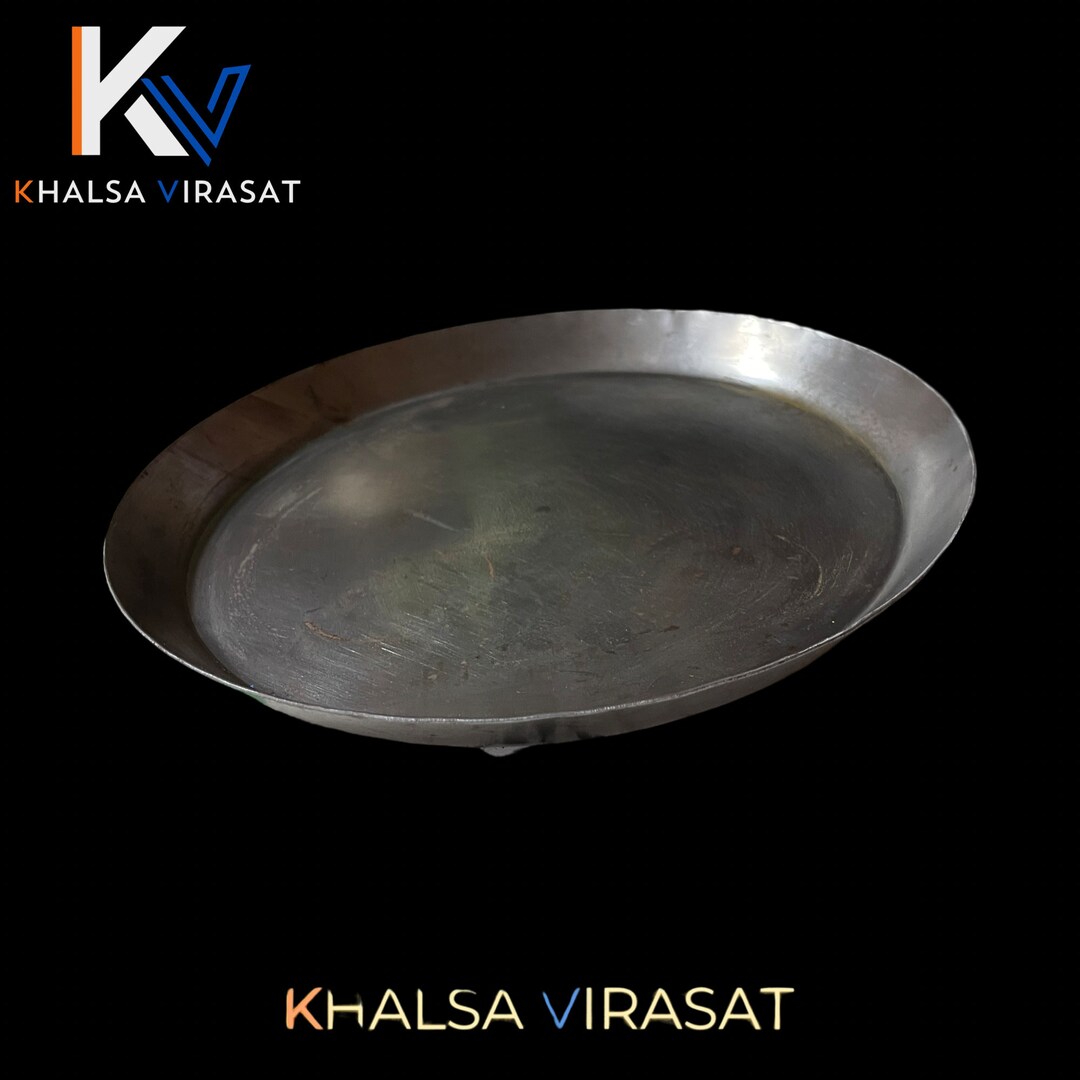 Sarbloh Plate, Dinner Ware, Hand Made Plate, Sarbloh Thali, Thaal, Sikh ...