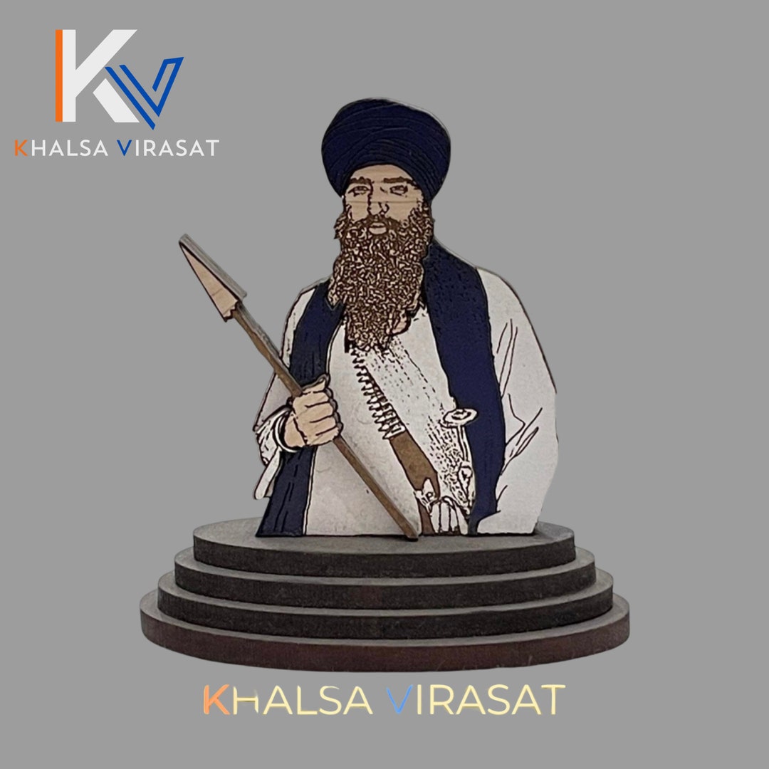 Sant Jarnail Singh Ji Bhindranwale Car Dashboard Idol, Sikh Car Decor ...