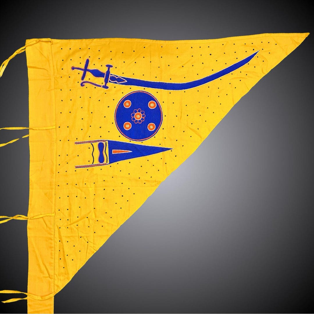 Puratan Nishan Sahib, Sikh Flag, Khalsa Raj Flag, Sikh Gift Items - Etsy