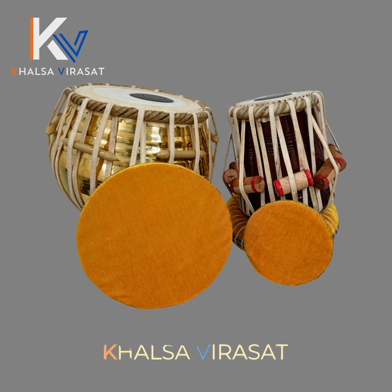 Tabla Set, Indian Drum, Brass Professional Bayan & Dayan Percussion ...