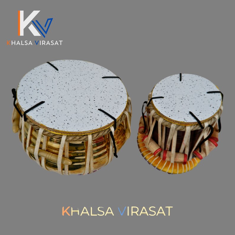 Tabla Set, Indian Drum, Brass Professional Bayan & Dayan Percussion ...