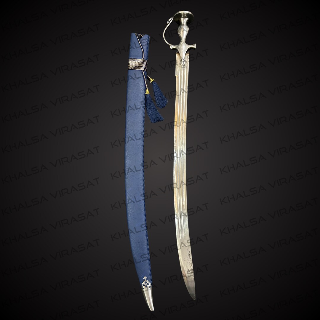 Sarohi, Big Kirpan, Sarbloh Kirpan, Sikh Sword, Talvar, Khanda, Sikh ...