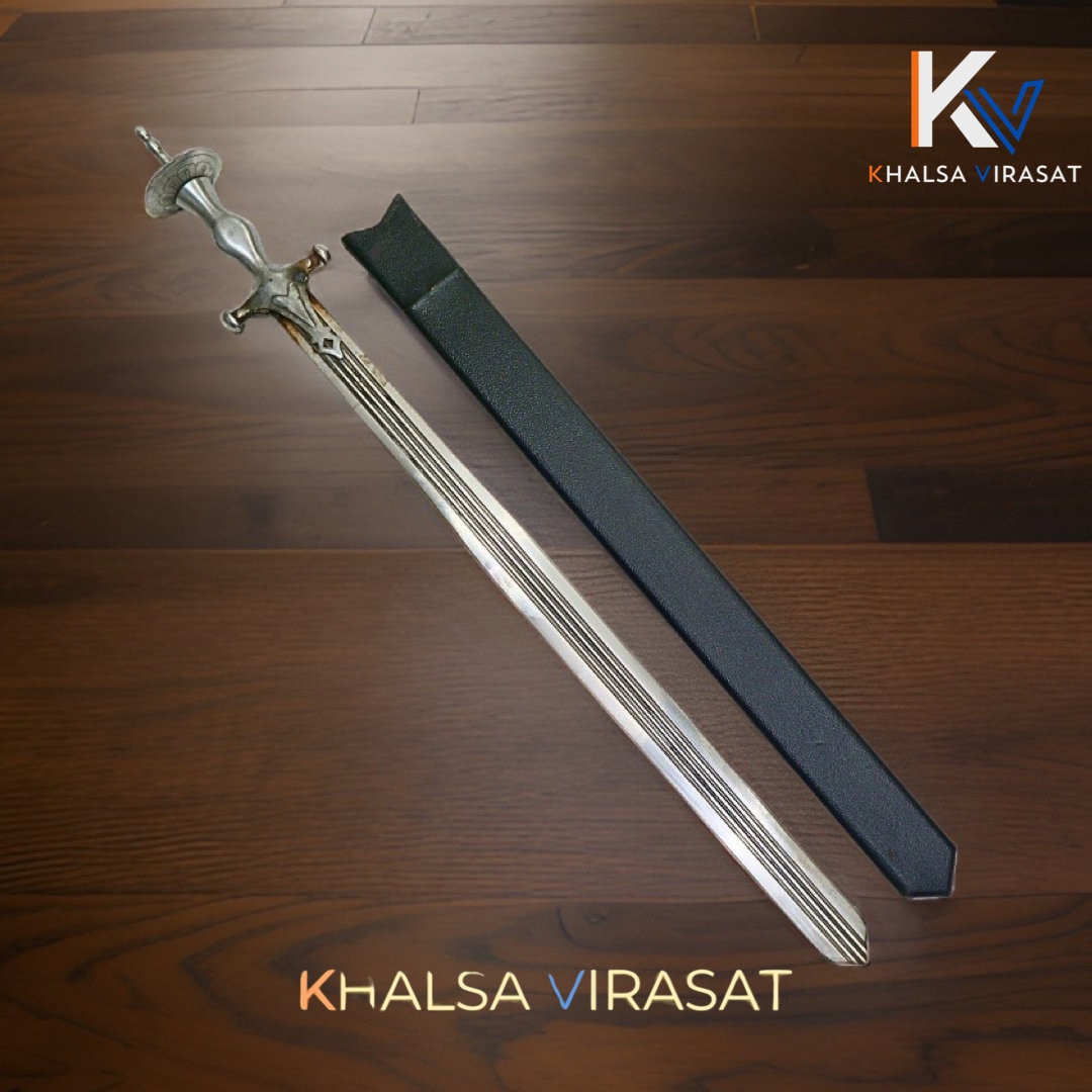 Handmade Sarbloh Kirpan, Sikh Sword, Baba Deep Singh Ji Khanda - Etsy