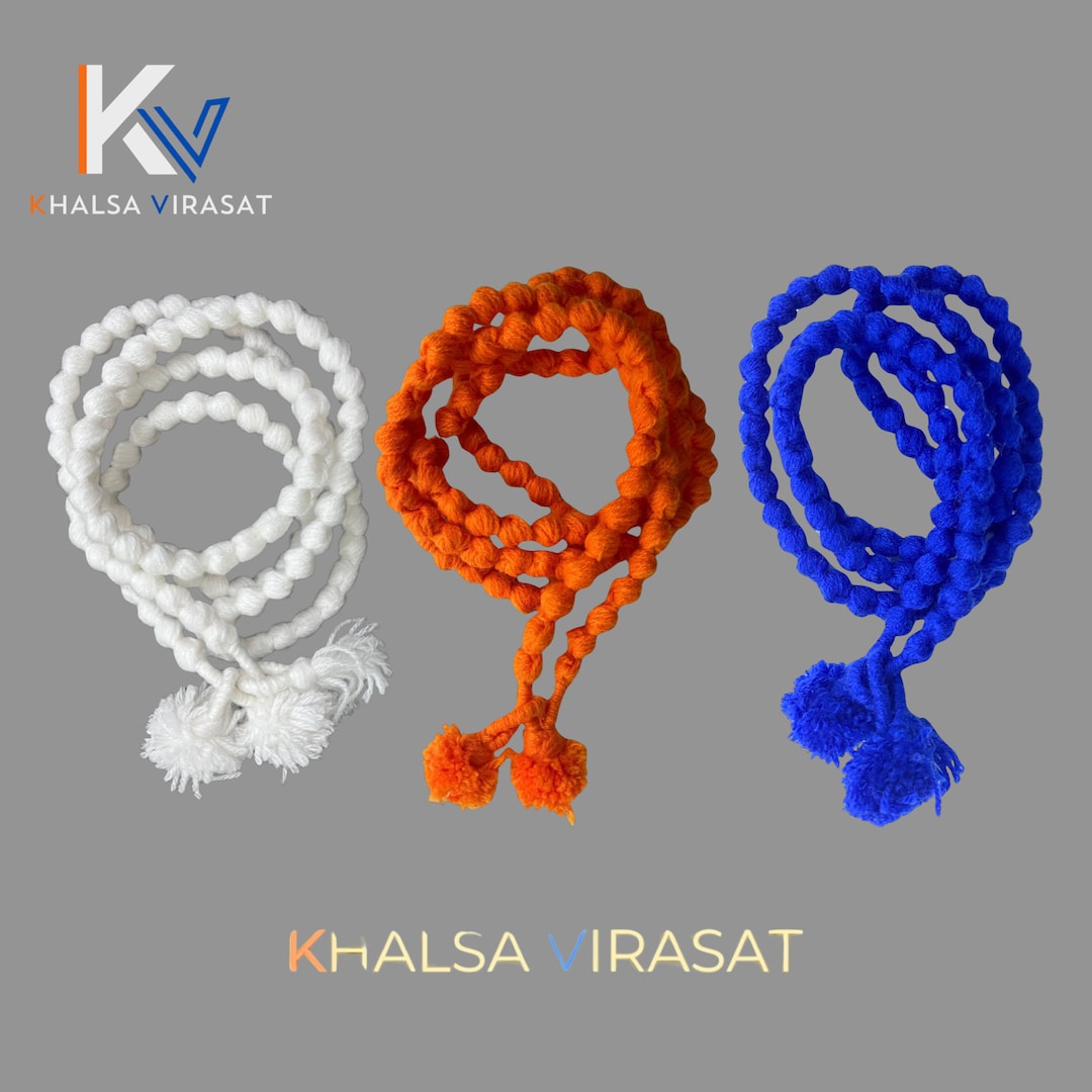 Cotton Mala, Simran, Prayer Beads, 108 Manke, Simran Mala, Meditation ...
