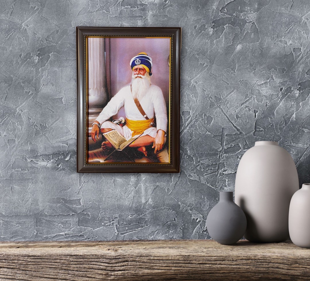 Baba Deep Singh Ji Saroop, Sikh Home Decor, Wall Hanging, Sikh Photos ...