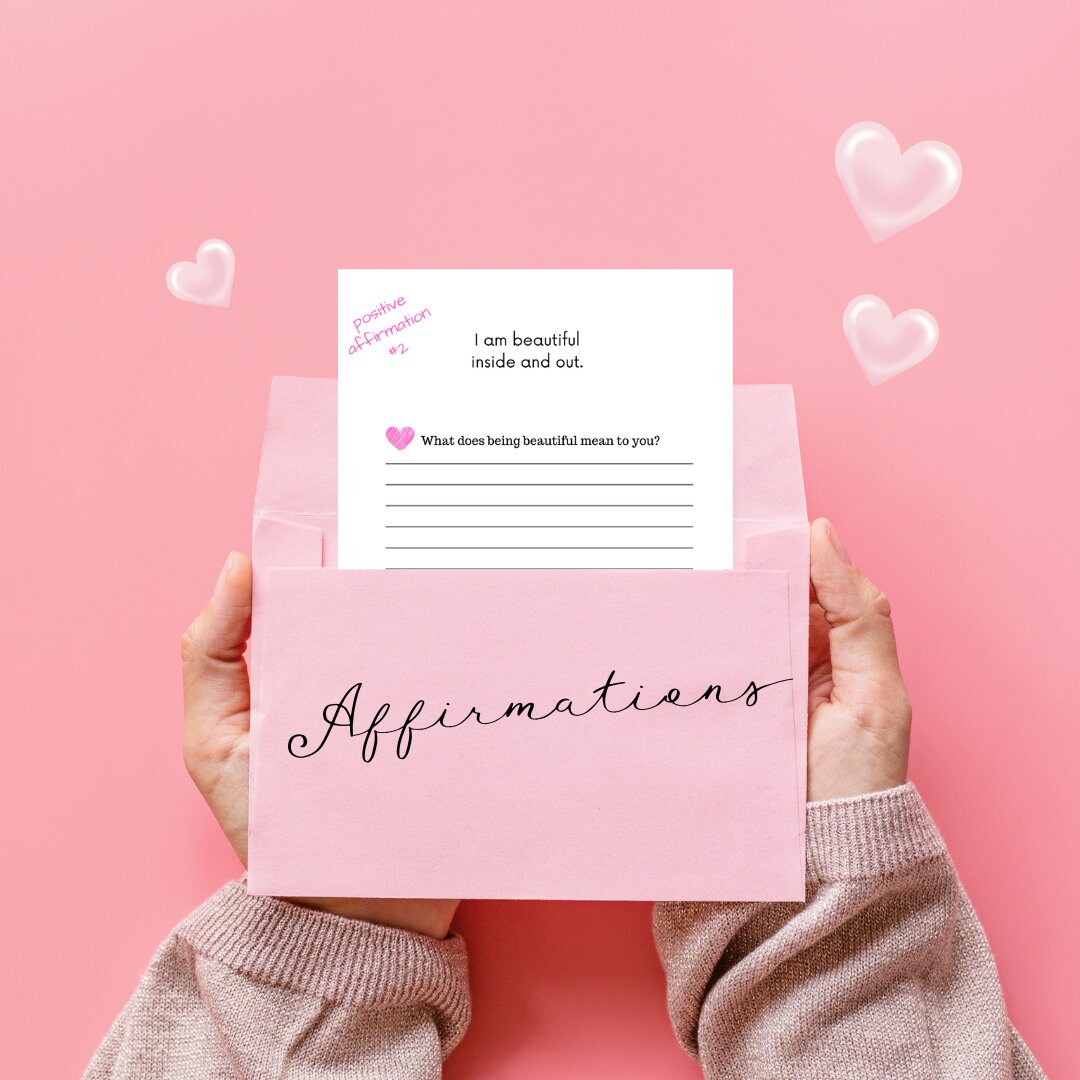 Positive Affirmations for Teens Workbook | Printable+editable Workbook ...