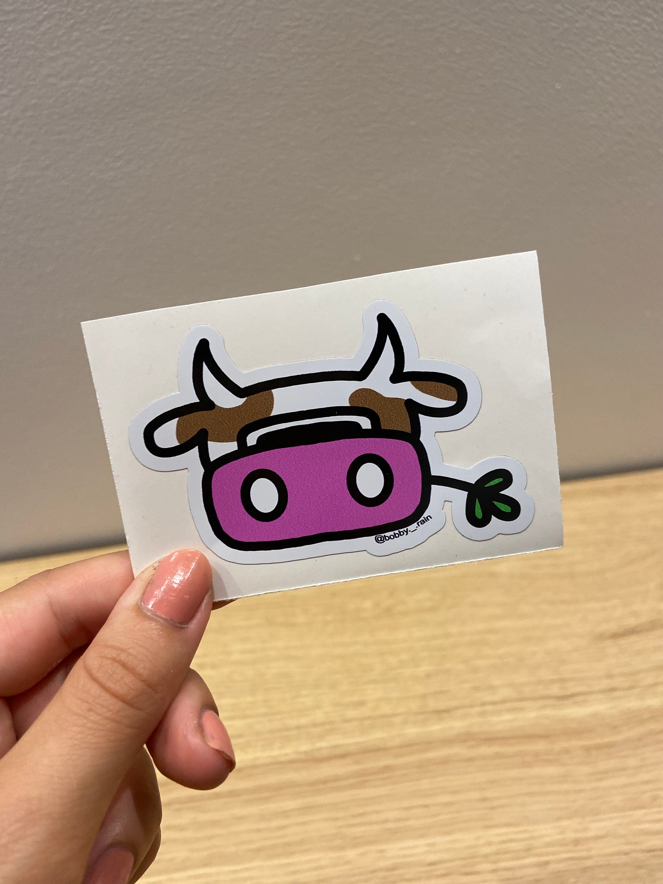 Cyclops Cow Decal - Etsy