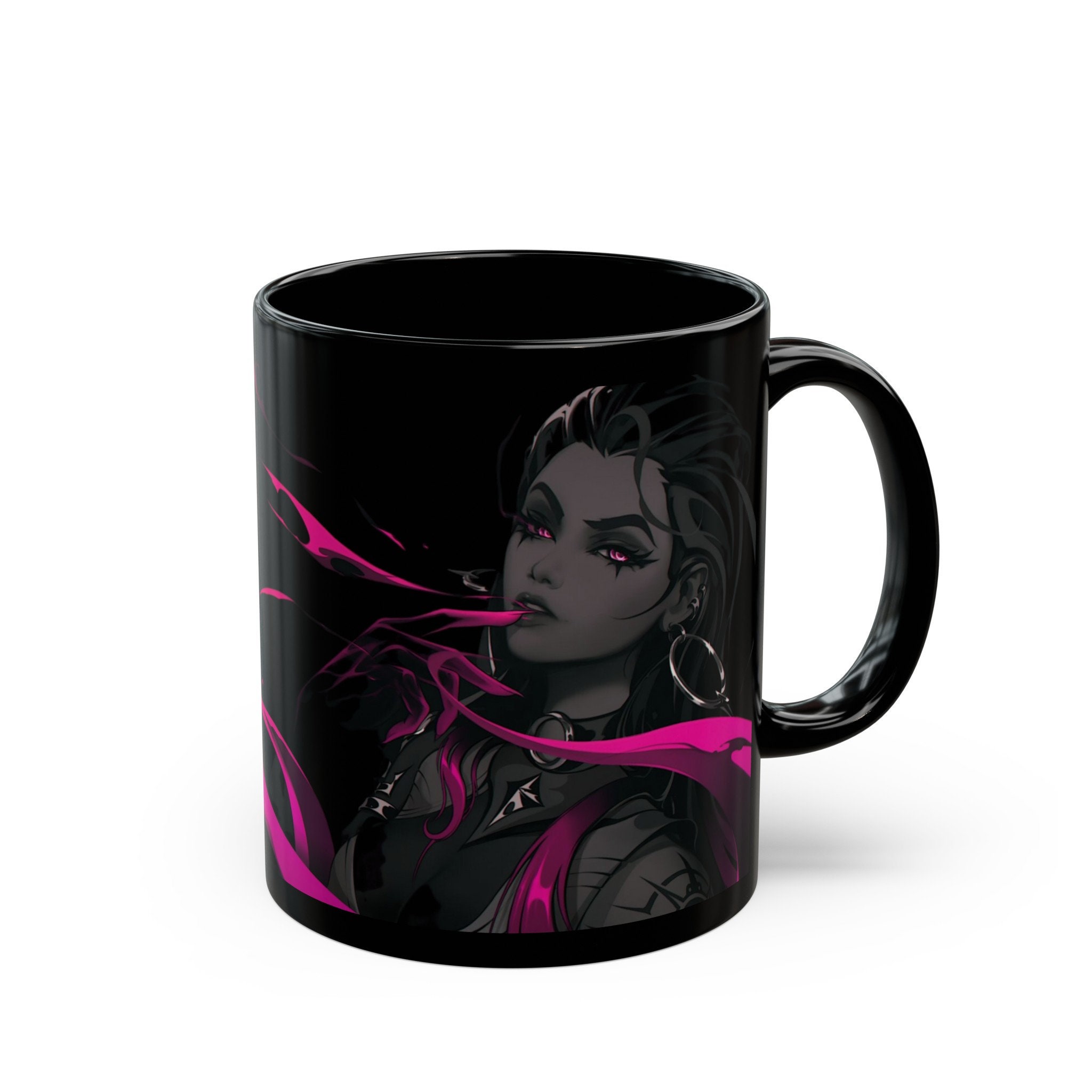 Valorant Reyna Mug, Reyna Mug, Valorant Mug, Gamer Mug, Gamer Black Mug ...