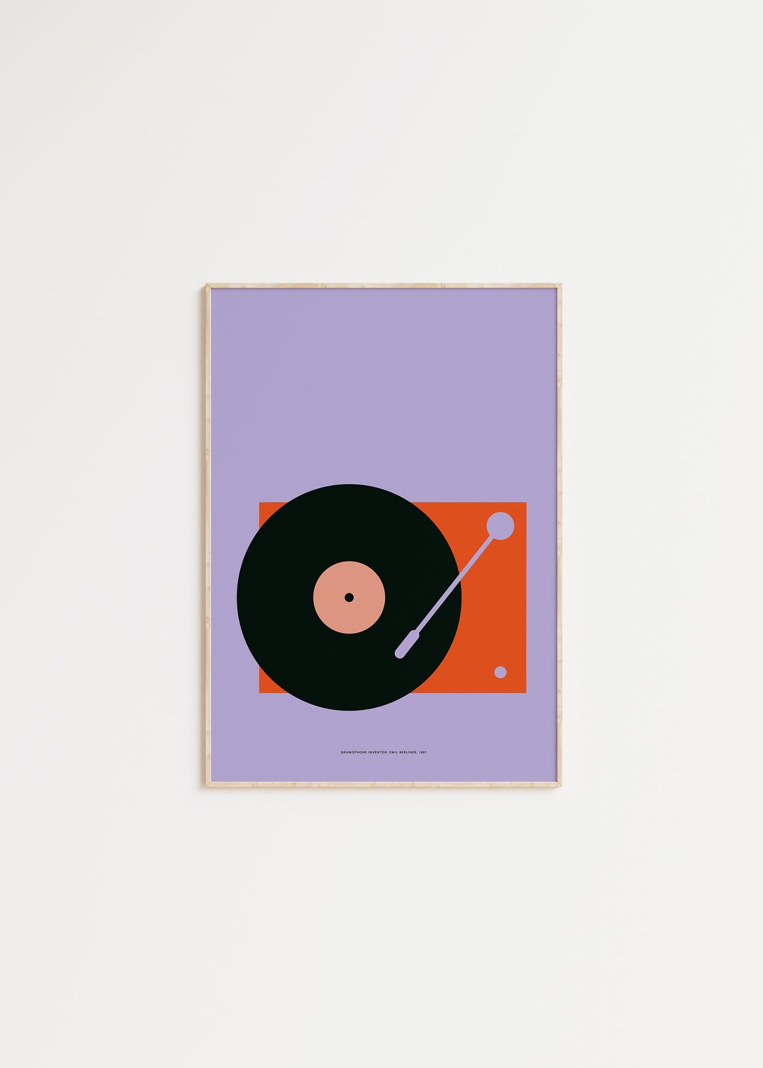 Barbie Pink Poster, Music Wall Art, Turntable Print, Dorm Room Decor ...