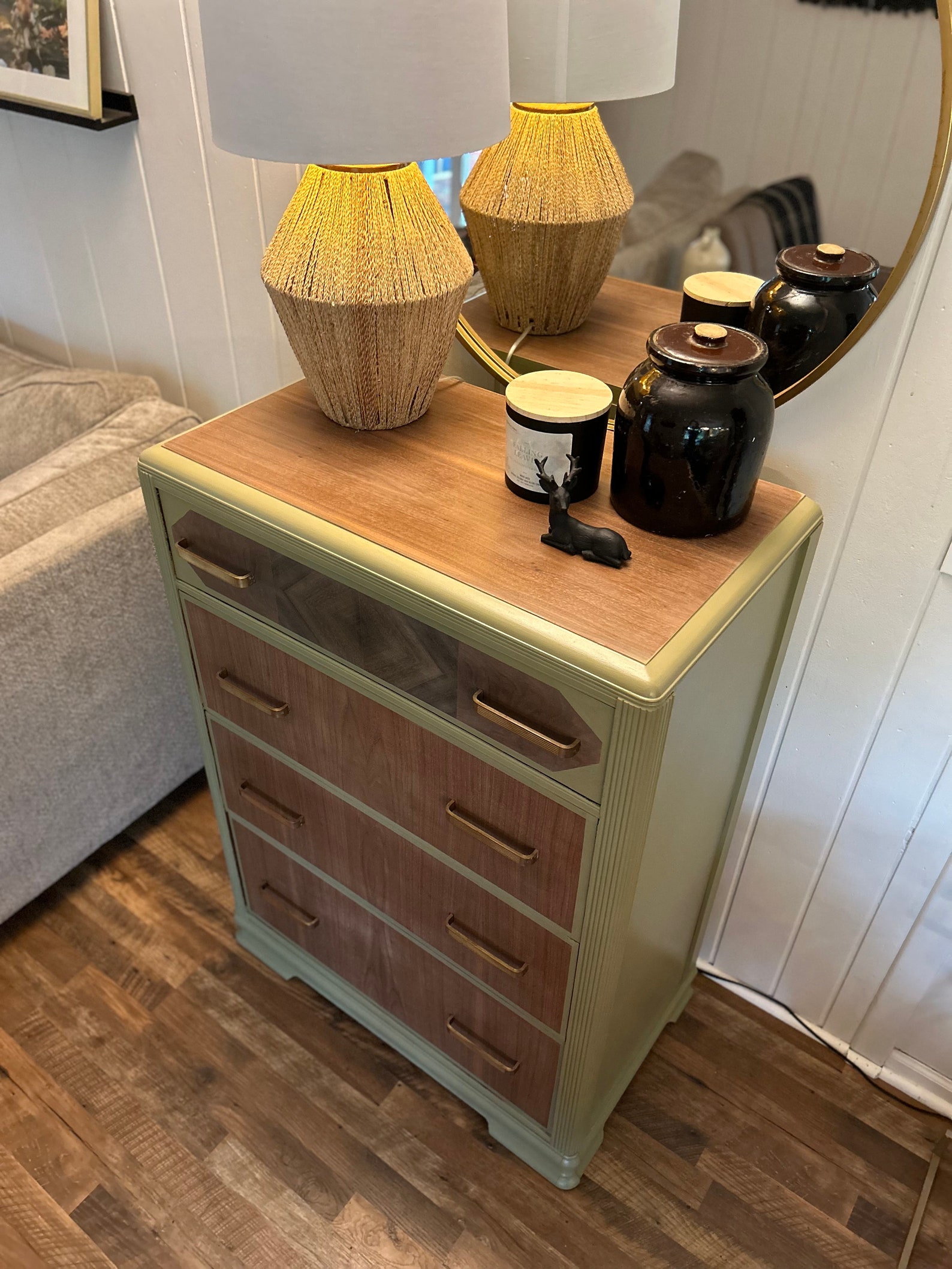 SOLD!!**** No Longer for Sale****refurbished 1932 Art Deco 4 Draw ...