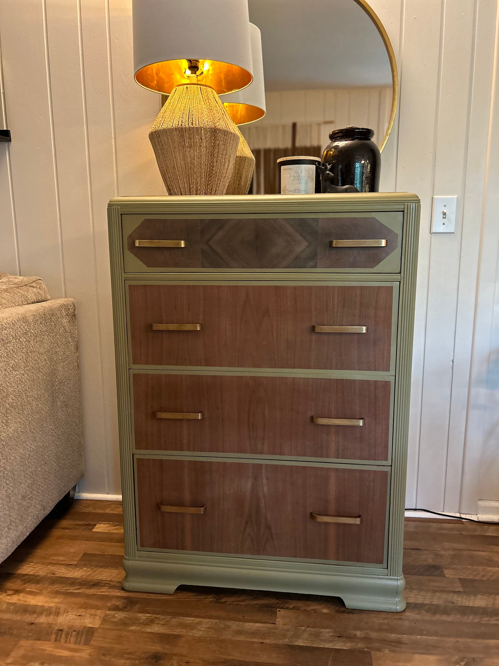 SOLD!!**** No Longer for Sale****refurbished 1932 Art Deco 4 Draw ...