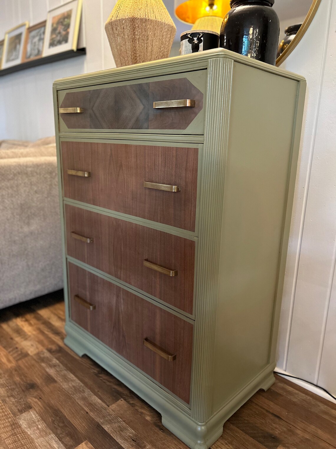 SOLD!!**** No Longer for Sale****refurbished 1932 Art Deco 4 Draw ...