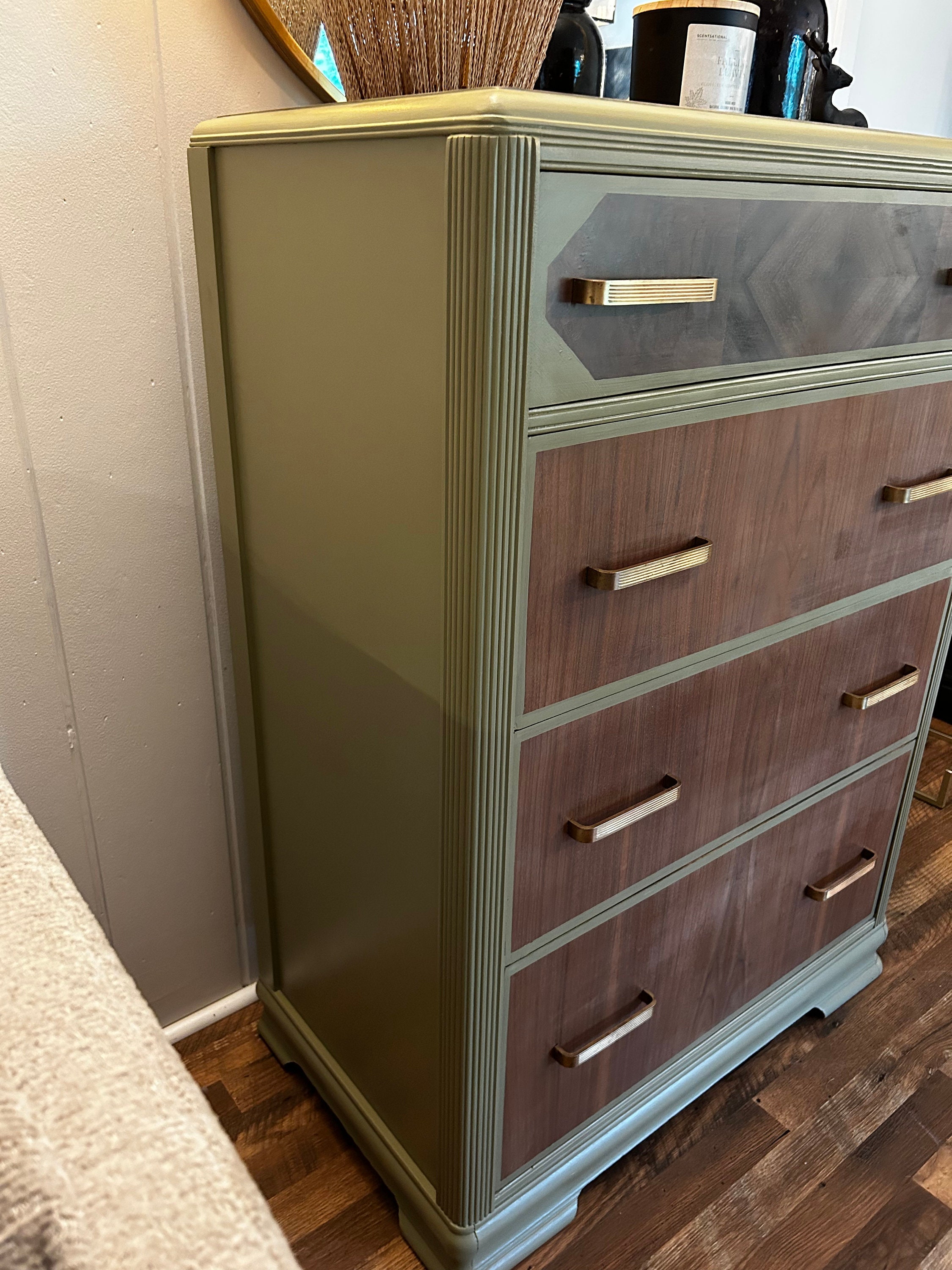 SOLD!!**** No Longer for Sale****refurbished 1932 Art Deco 4 Draw ...