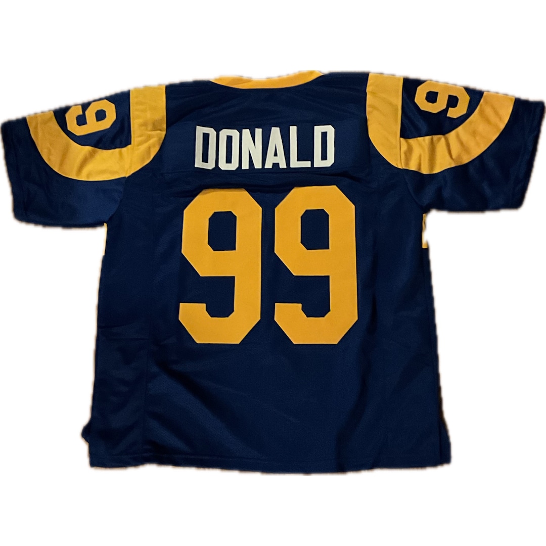 New Aaron Donald #99 LA Rams Custom Stitched Blue Jersey - Etsy