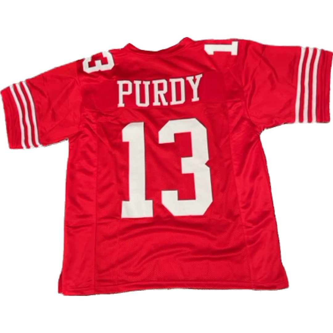 New Brock Purdy 13 SF 49ers Custom Stitched Red Jersey Free Shipping - Etsy