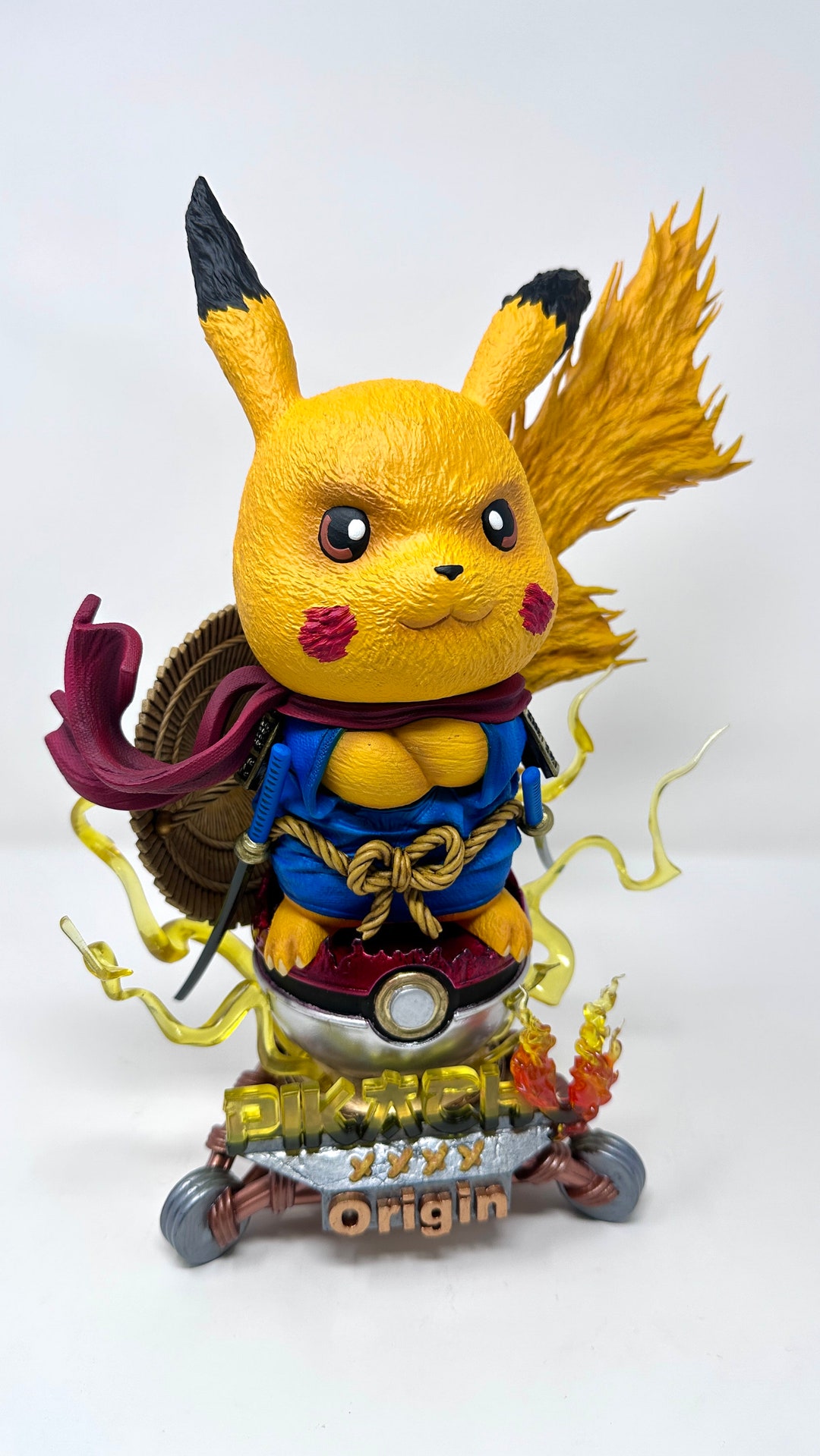 Samurai Pikachu Statue - Etsy