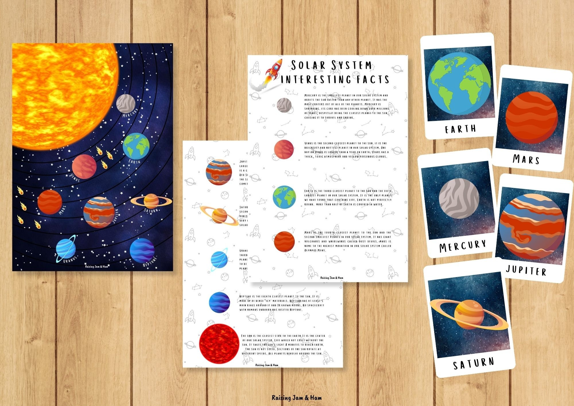 Solar System Activity Pack Space Learning Home Schooling - Etsy