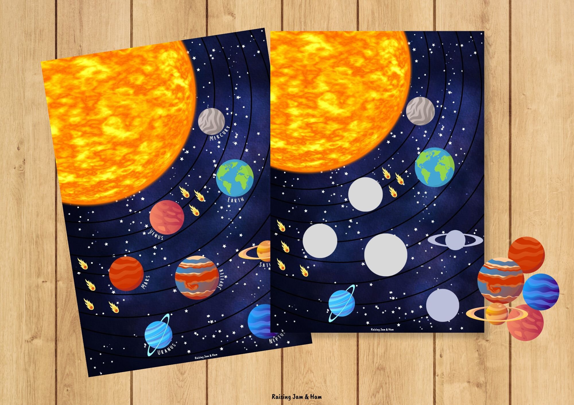 Solar System Activity Pack Space Learning Home Schooling - Etsy