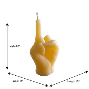 Middle Finger Candle, Coulourful, Funny Candle, Unique Candle, Hand ...