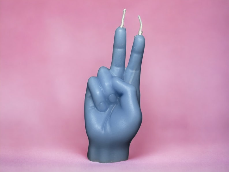 Peace Sign Candle, Colourful, Hand Gesture, Peace Candle, Peace and ...