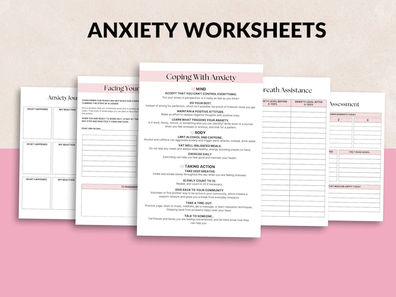 Anxiety and Depression Workbook Goodnotes Digital Journal Digital ...