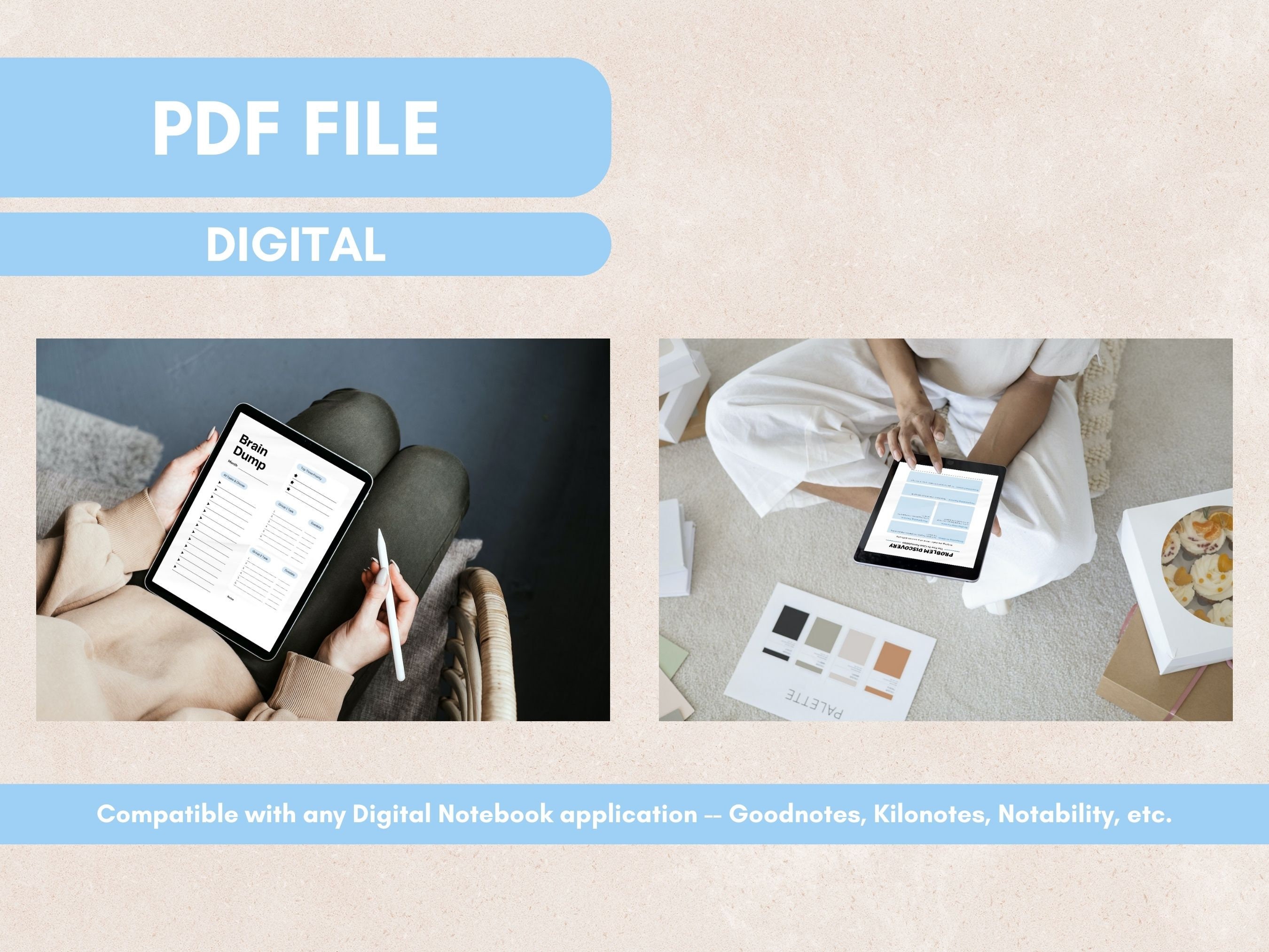 Mental Health Journal Digital Goodnotes Planner Mentalhealth Workbook ...