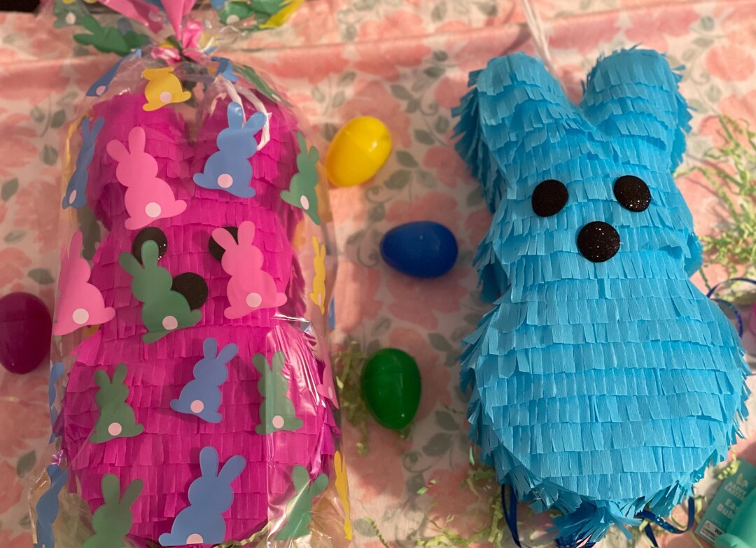 Peeps Bunny Pull String Mini Piñata-easter Piñata/bunny Piñata - Etsy