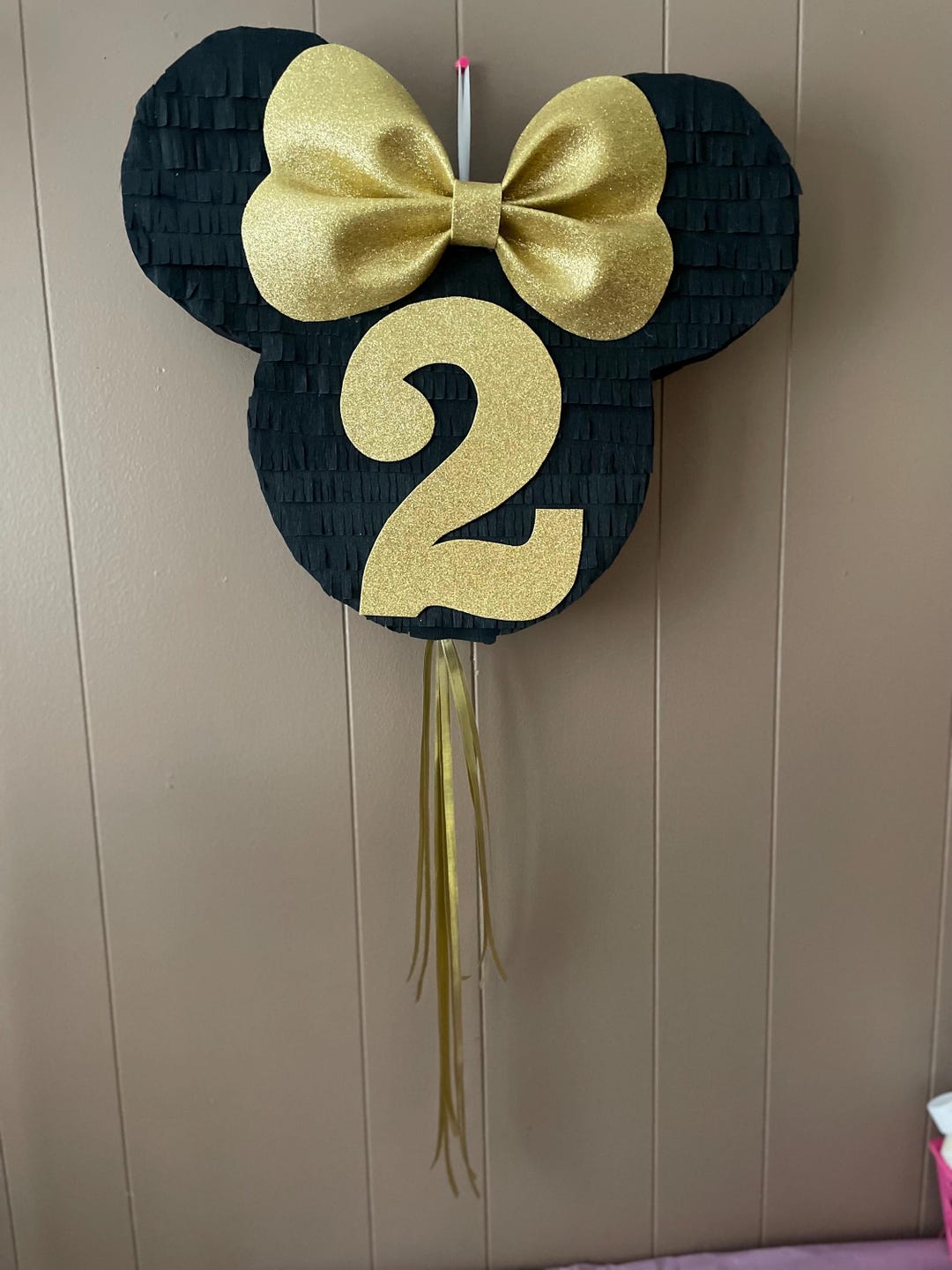 Minnie Mouse Small Pull String Piñata - Etsy