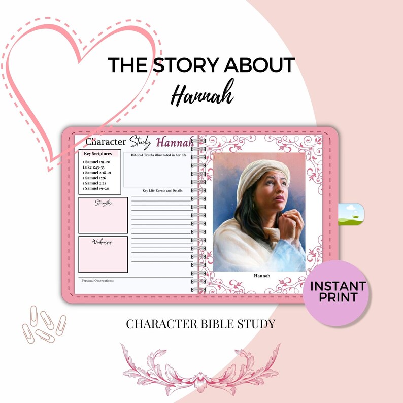 Printable Women of the Bible | Bible Study Printable | Character Study ...