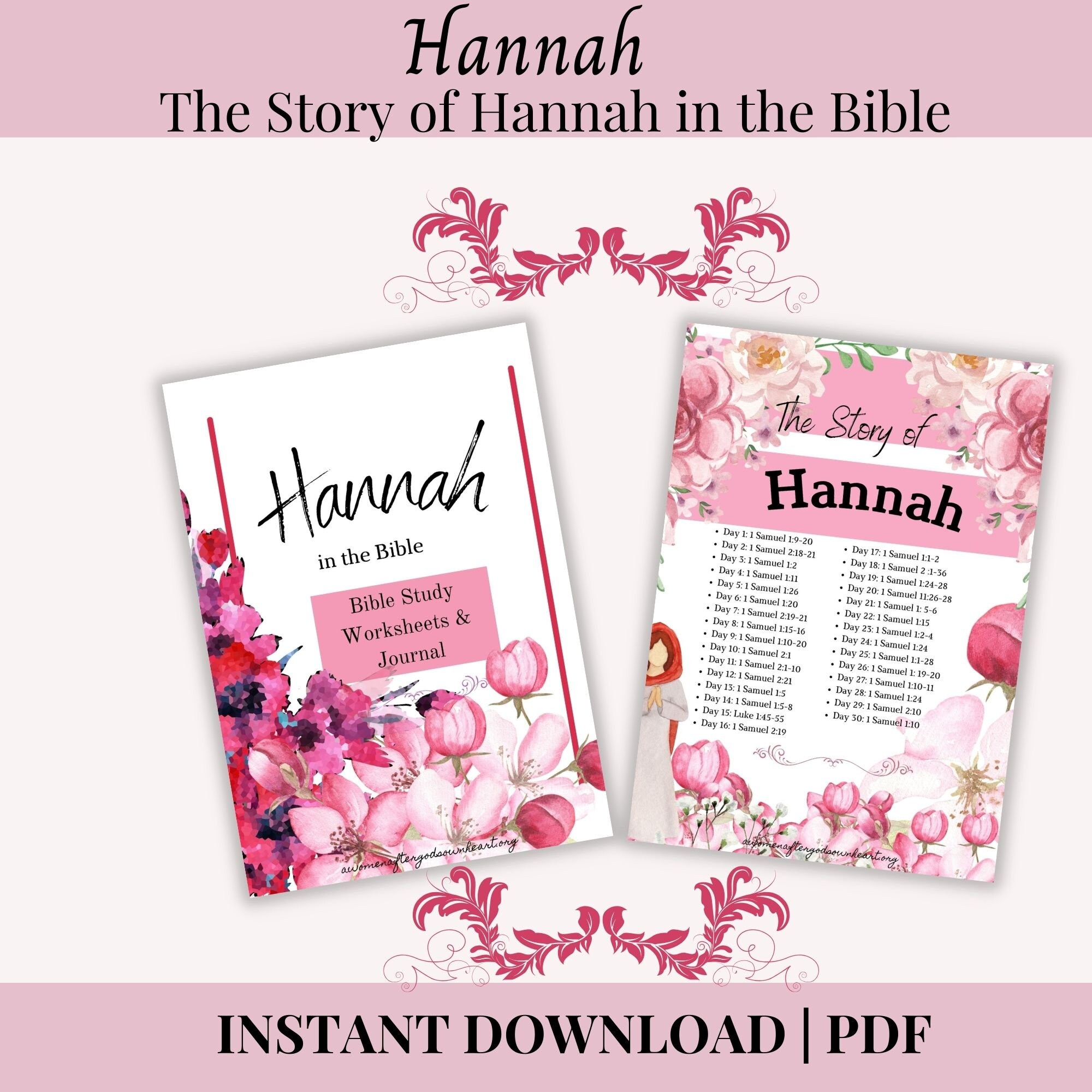 Printable Women of the Bible Bible Study Printable Character Study ...