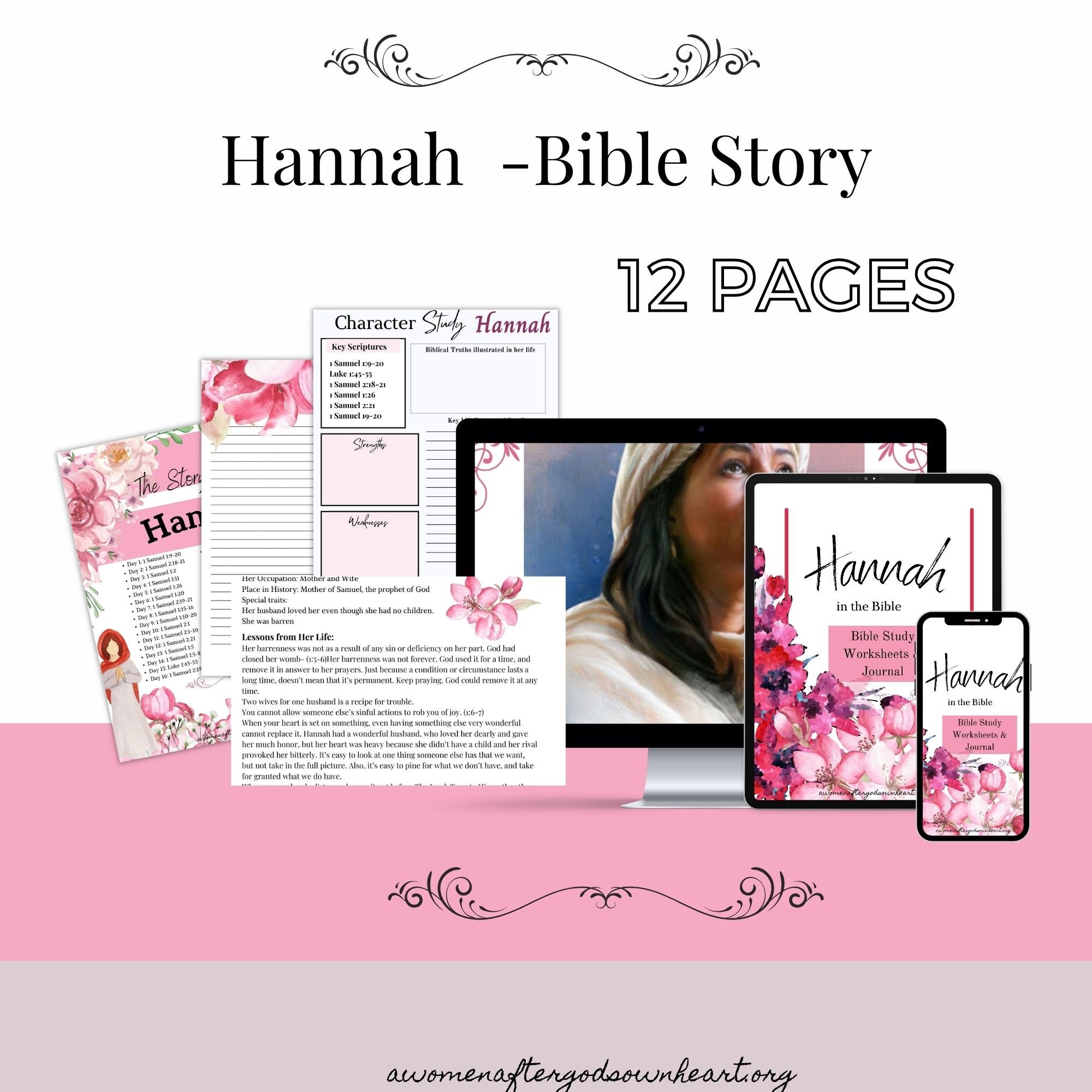 Printable Women of the Bible Bible Study Printable Character Study ...