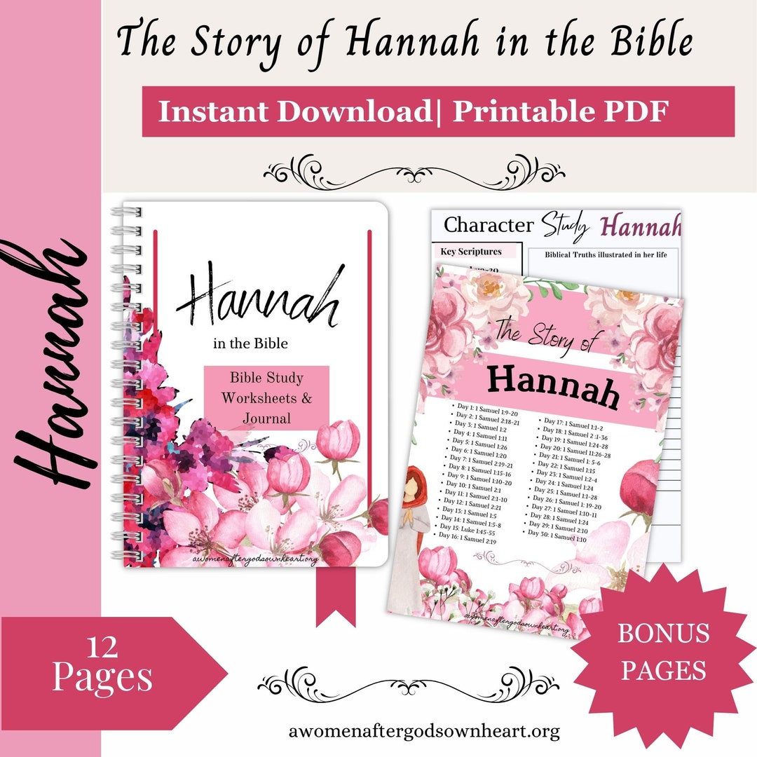 Printable Women of the Bible | Bible Study Printable | Character Study ...