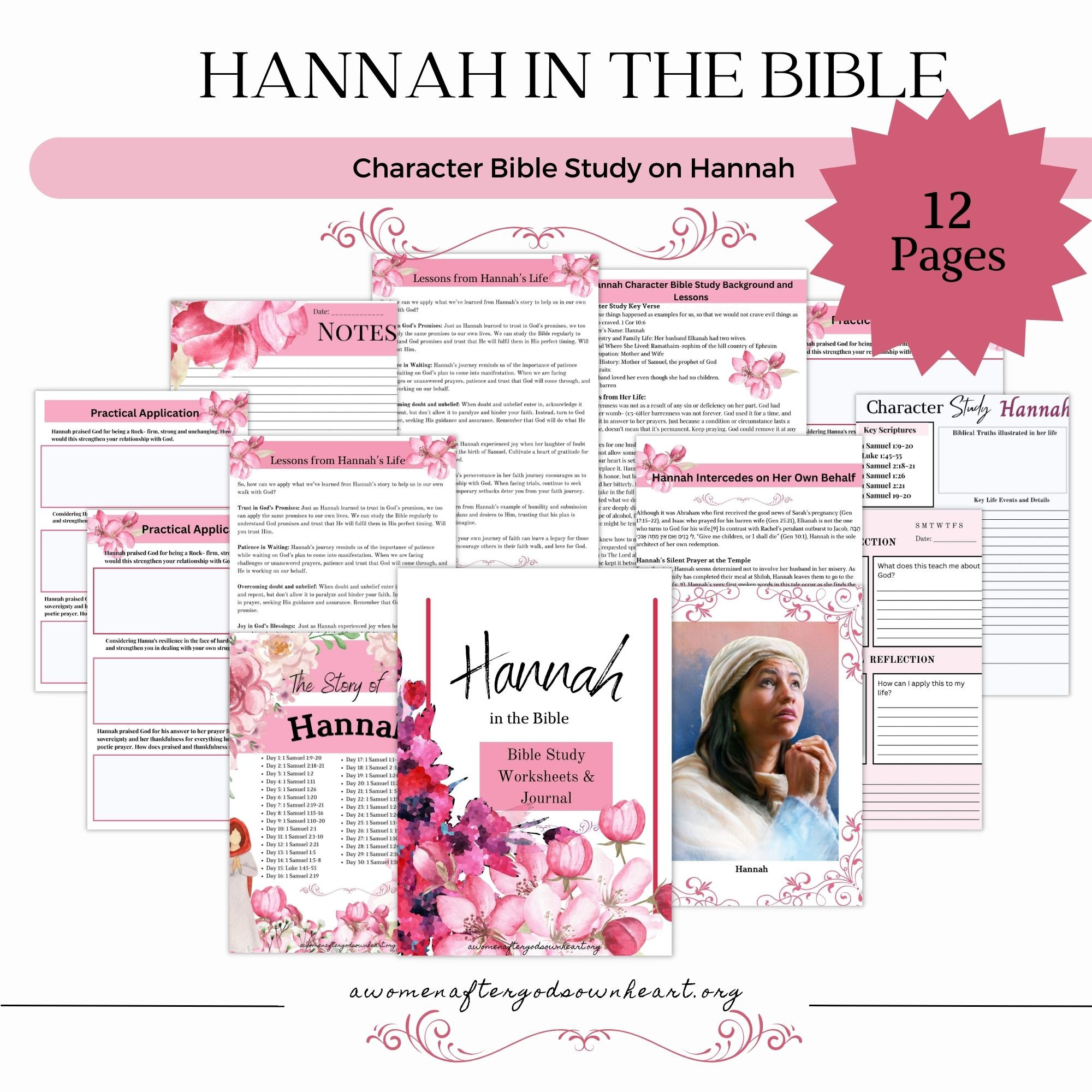 Printable Women of the Bible Bible Study Printable Character Study ...
