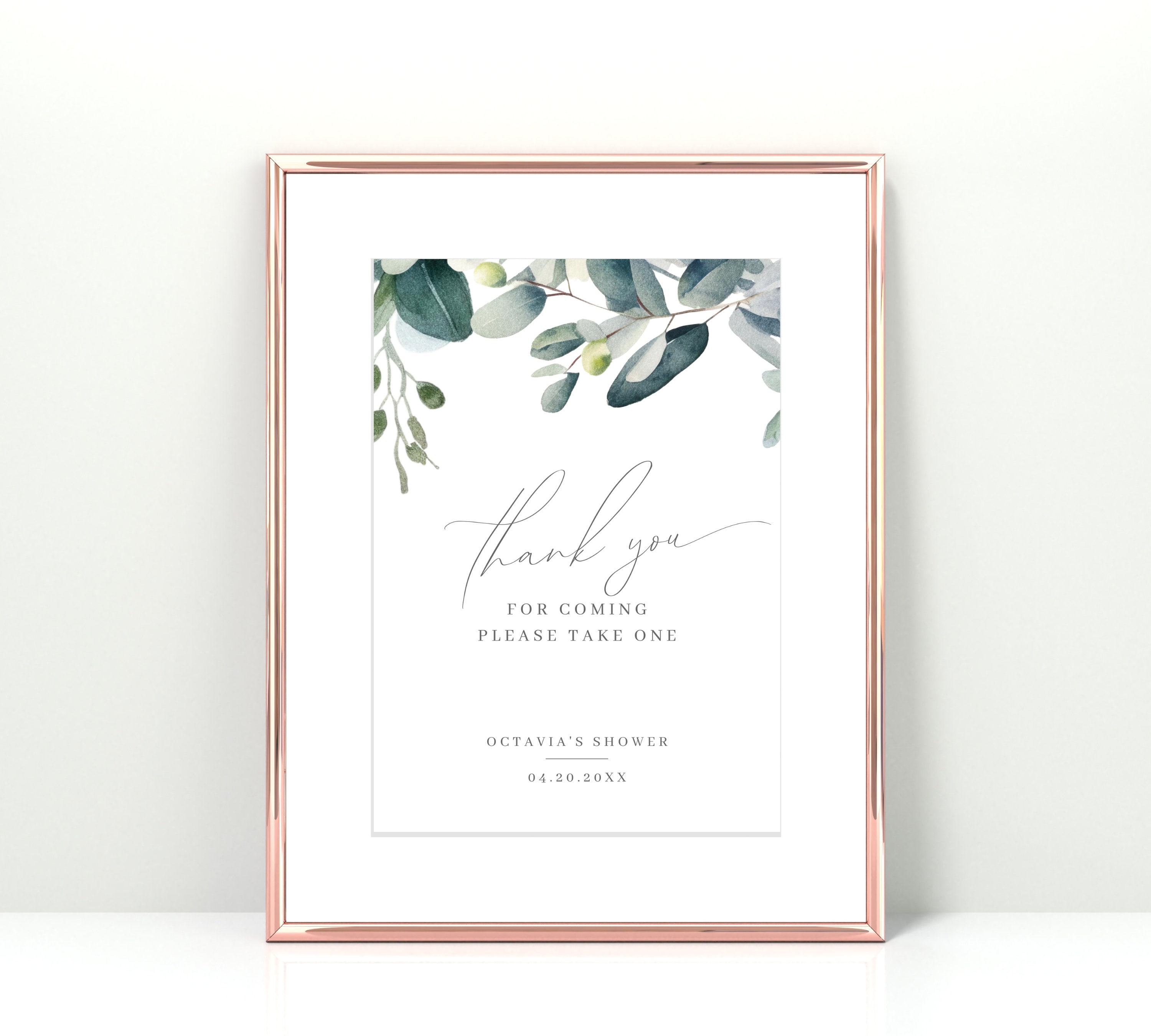 Please Take One Sign Printable Template, Please Take A Favor Sign ...