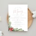 Merry Little Bridal Shower Invite, Christmas Shower Invitation, Instant ...