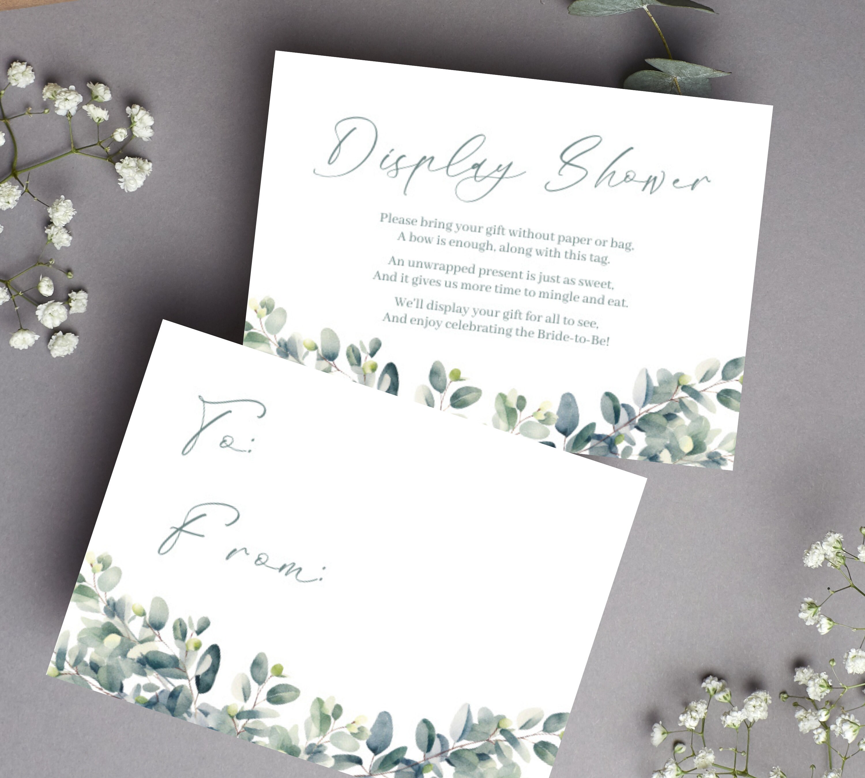 Unwrapped Gift Invitation, Instant Download, Bridal Shower Card ...