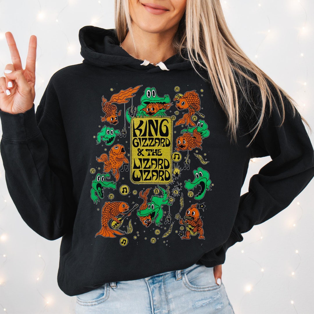 King Gizzard and the Lizard Wizard Hoodie Unisex, King Gizzard Merch ...