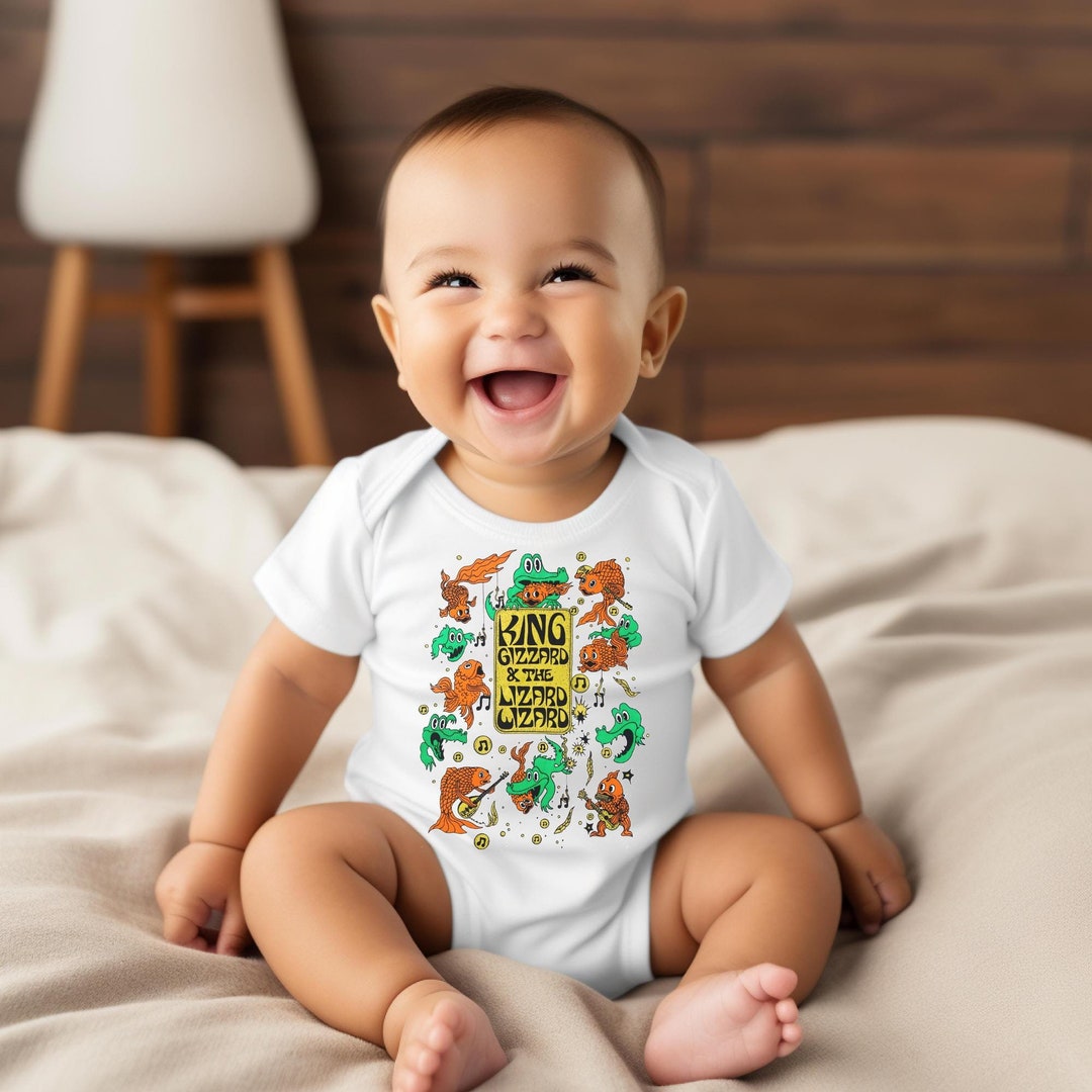 King Gizzard and the Lizard Wizard Infant Bodysuit, King Gizzard Merch ...