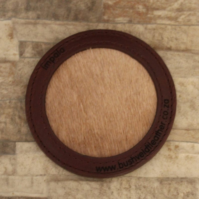 Hair-on-hide Leather Coasters Game Skin/leather Variants Decorative ...
