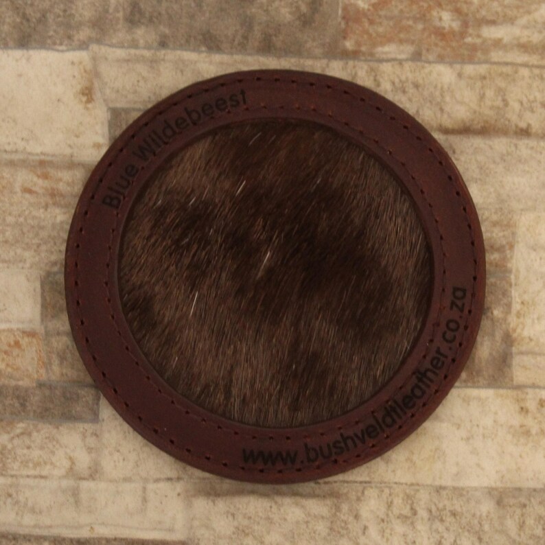 Hair-on-hide Leather Coasters Game Skin/leather Variants Decorative ...