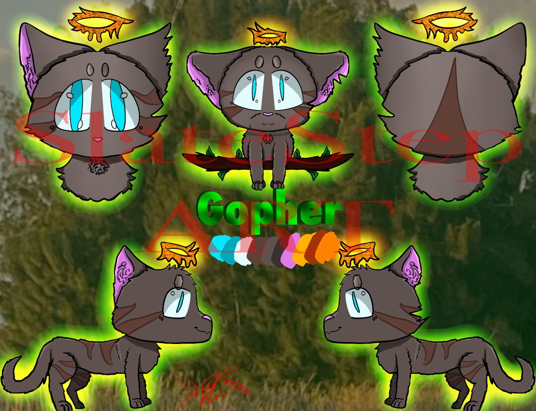 Custom Reference Sheet for Your Pet OC - Reference Sheet Drawing ...