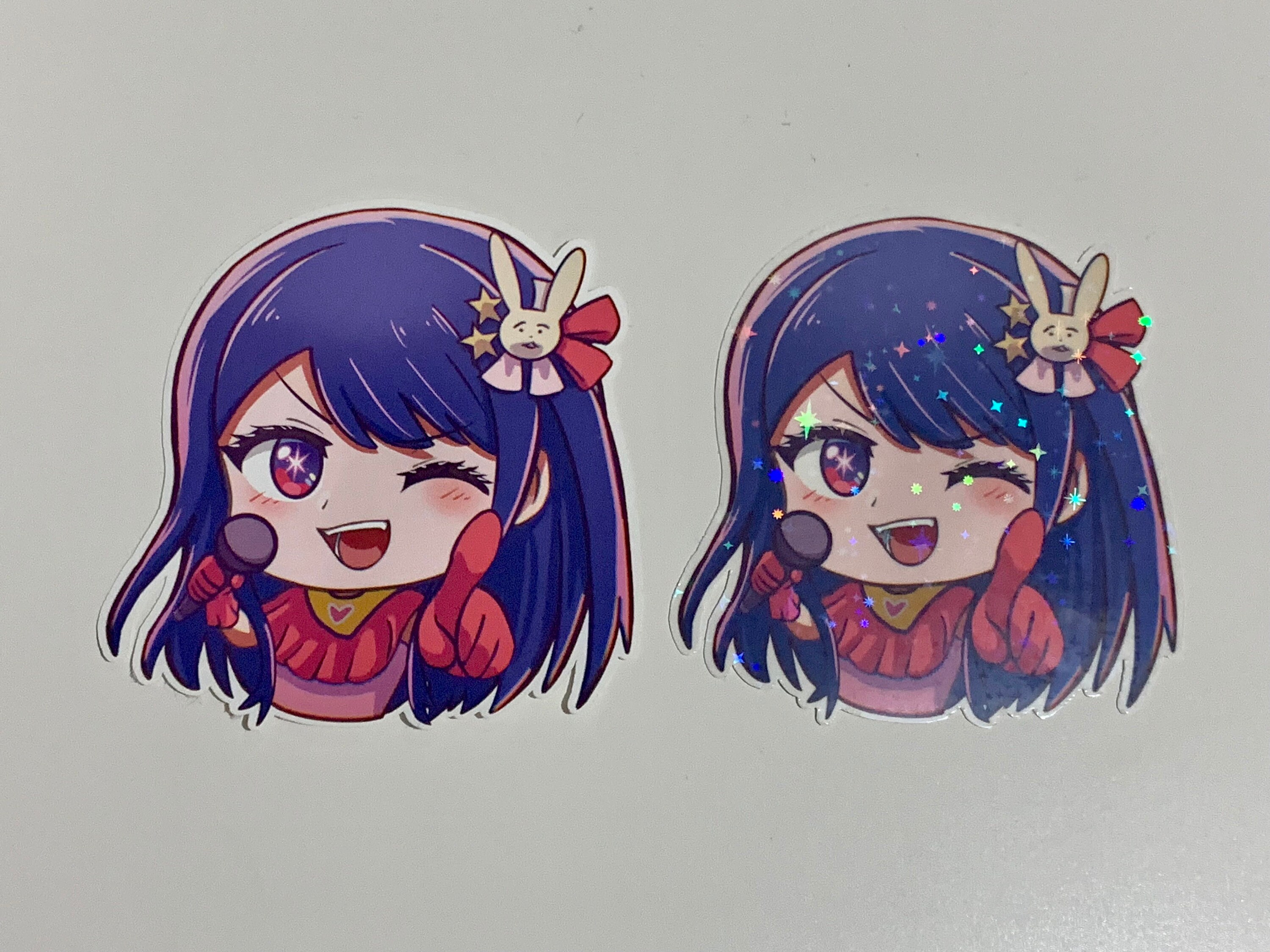 Oshi No Ko Chibi Character Stickers Glossy Matte and - Etsy