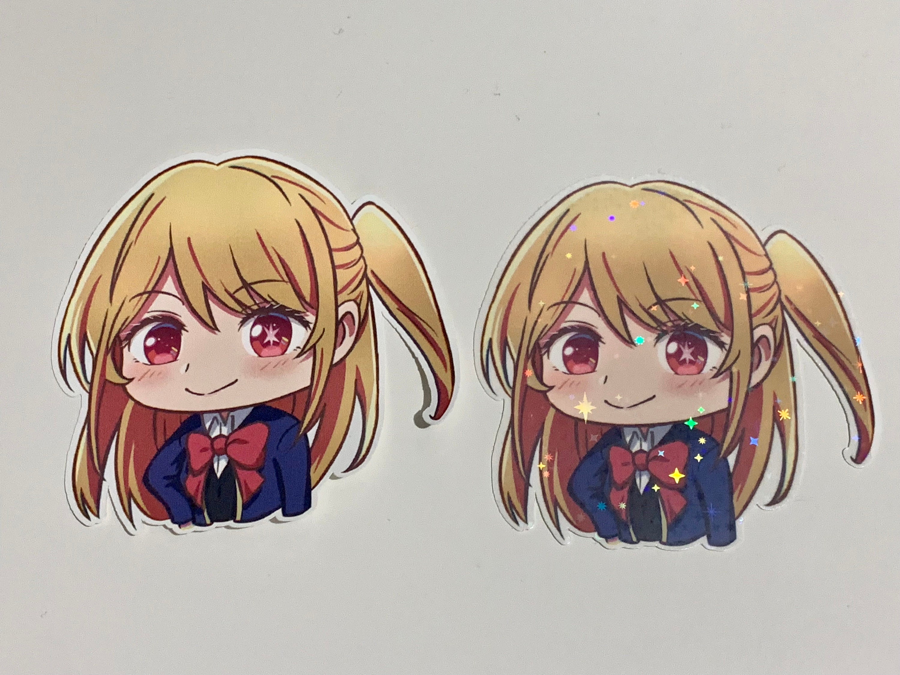 Oshi No Ko Chibi Character Stickers Glossy Matte and - Etsy