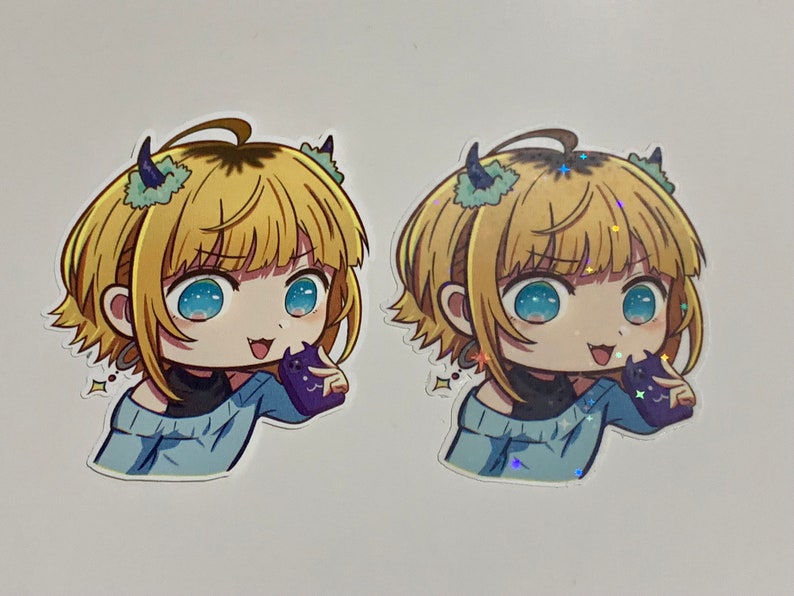 Oshi No Ko Chibi Character Stickers Glossy Matte and - Etsy