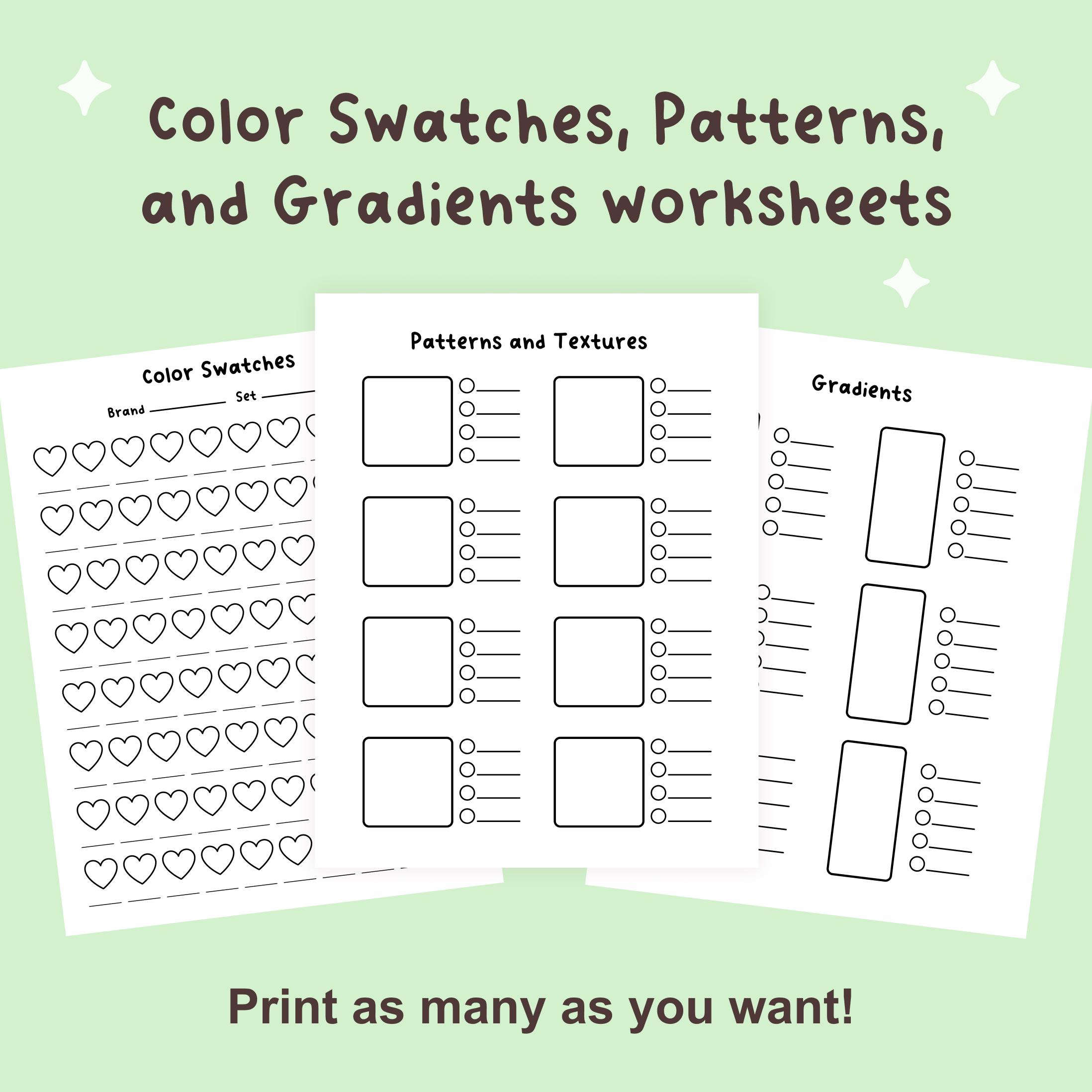 Coloring Practice Pages, Coloring Worksheets to Practice Blending ...