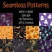 Creepy Halloween Seamless Pattern: Spooky Digital Paper (12x12in) - Etsy